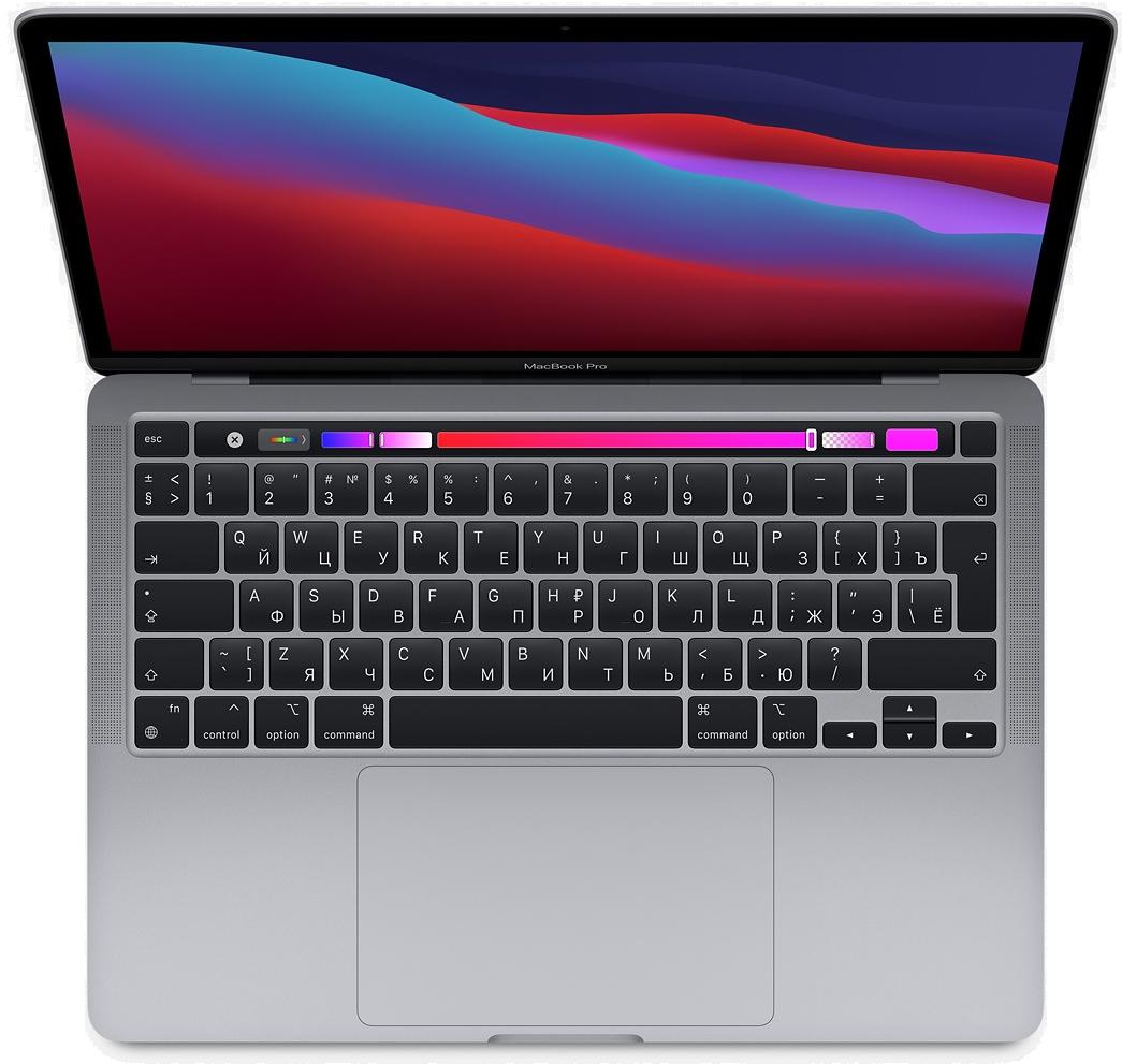 Ноутбук Apple MacBook Pro M1 Chip Keyboard ENG/RUS Space Gray (MYD82 ...