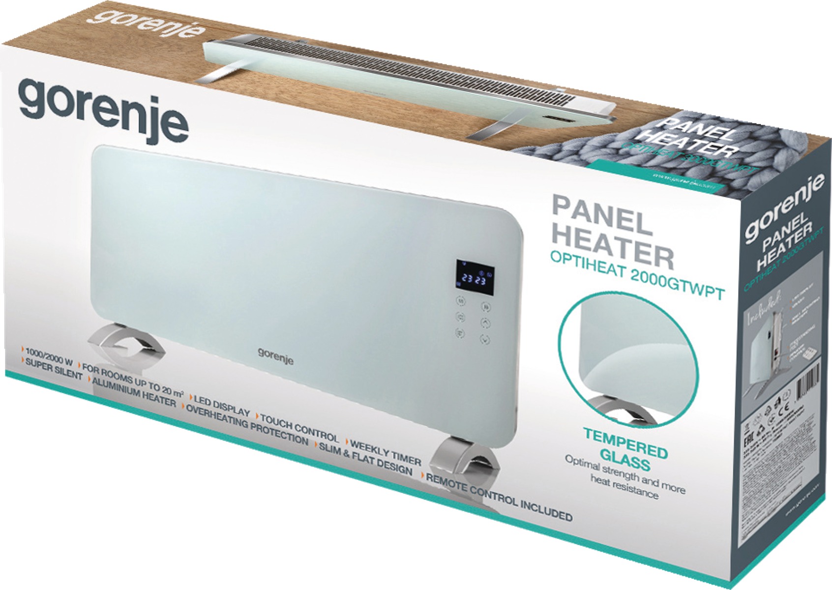 Конвектор Gorenje OptiHeat 2000 GTWPT White (OPTIHEAT2000GTWPT ...