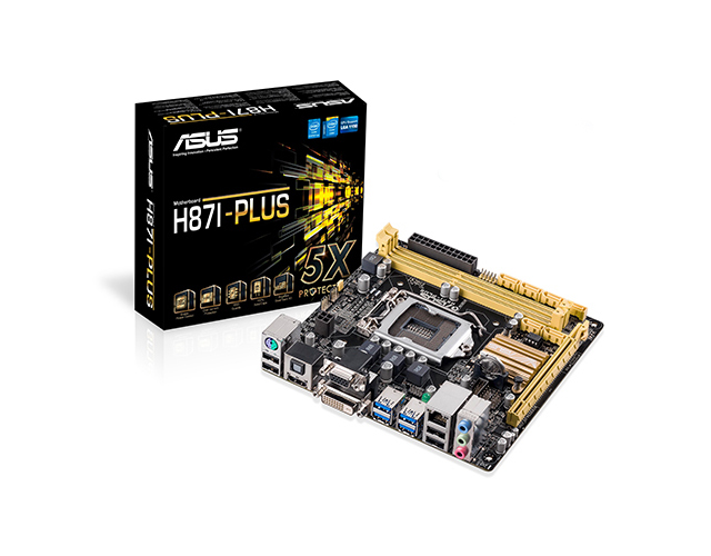 Материнська плата ASUS H87I-PLUS – купити в інтернет-магазині KTC: ціни ...