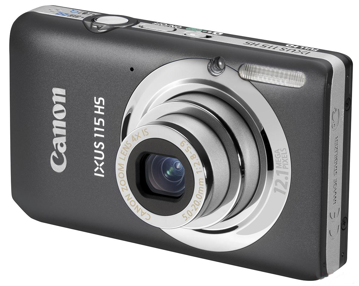 Цифрова фотокамера Canon IXUS 115 HS сіра – купити в інтернет-магазині ...