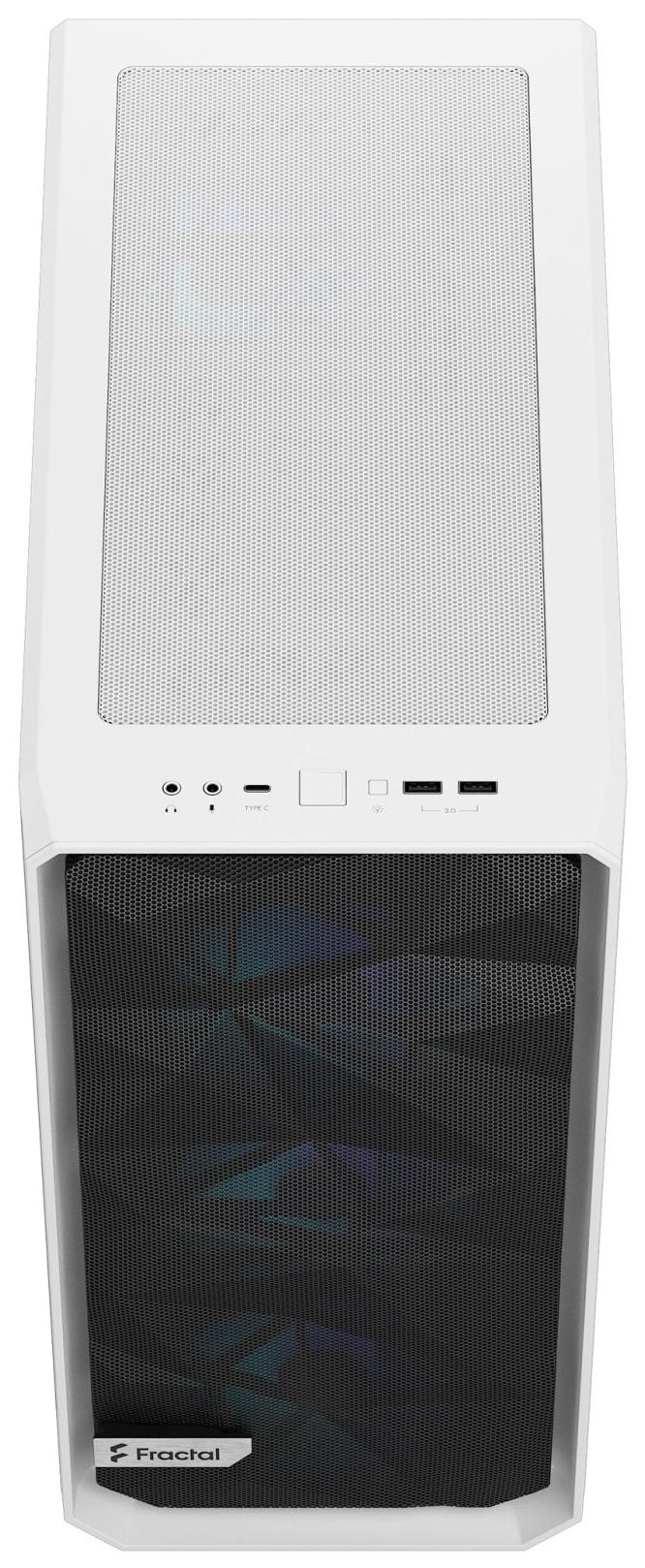 Корпус FRACTAL DESIGN Meshify 2 Compact RGB White with window (FD-C ...