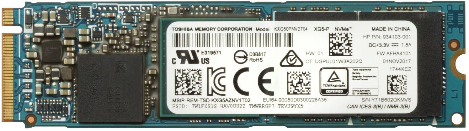 SSD-накопичувач HP Z Turbo Quad Pro 2280 PCIe 3.0 x4 NVMe 1TB (4YZ37AA ...