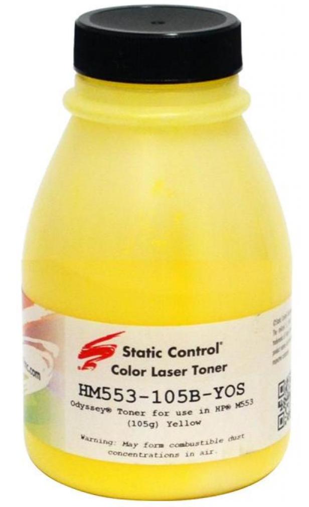 Тонер Static Control for HP CLJ Enterprise M553 Yellow (HM553-105B-YOS ...