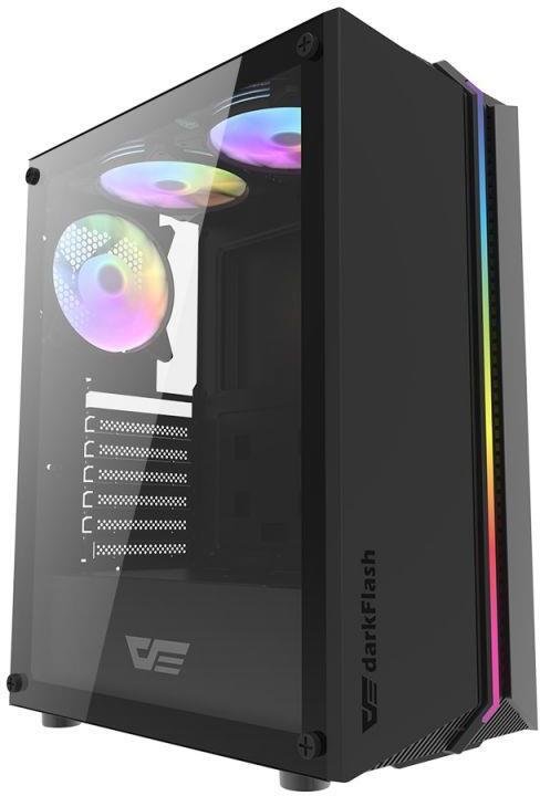 Корпус DARKFLASH DK151 Black with window (DK151 BLACK) – купити в ...