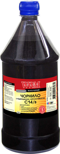Чорнило WWM C14/B for Canon CLI-451Bk/CLI-471Bk 1000g Black (C14/B-4) – купити в інтернет ...