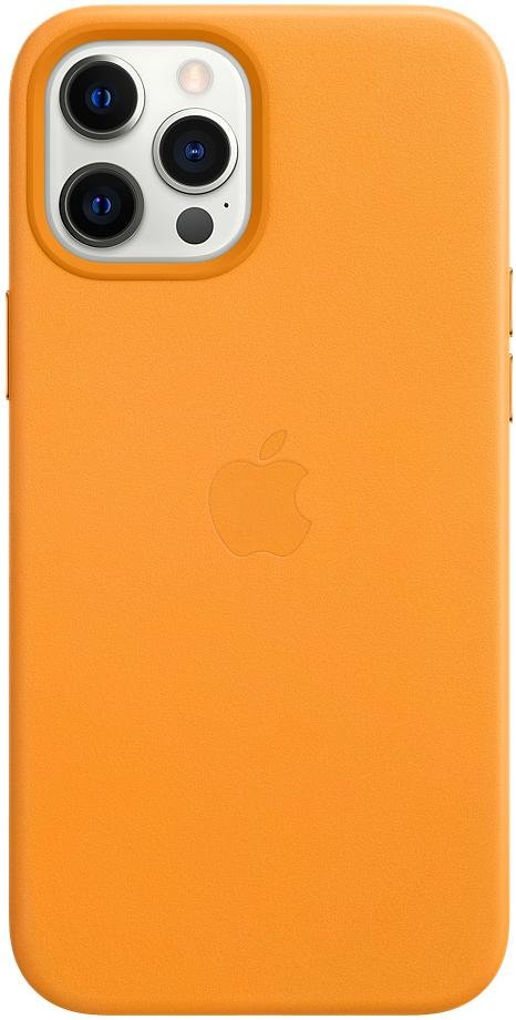 Чохол Apple iPhone 12 Pro Max - Leather Case with MagSafe California Poppy (MHKH3) – купити в ...