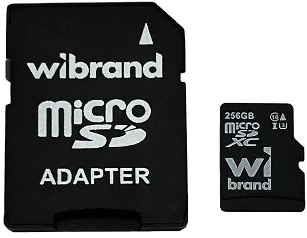 FLASH пам'ять Wibrand Micro SDXC 256Gb UHS-I U3 V10 Class 10 with ...